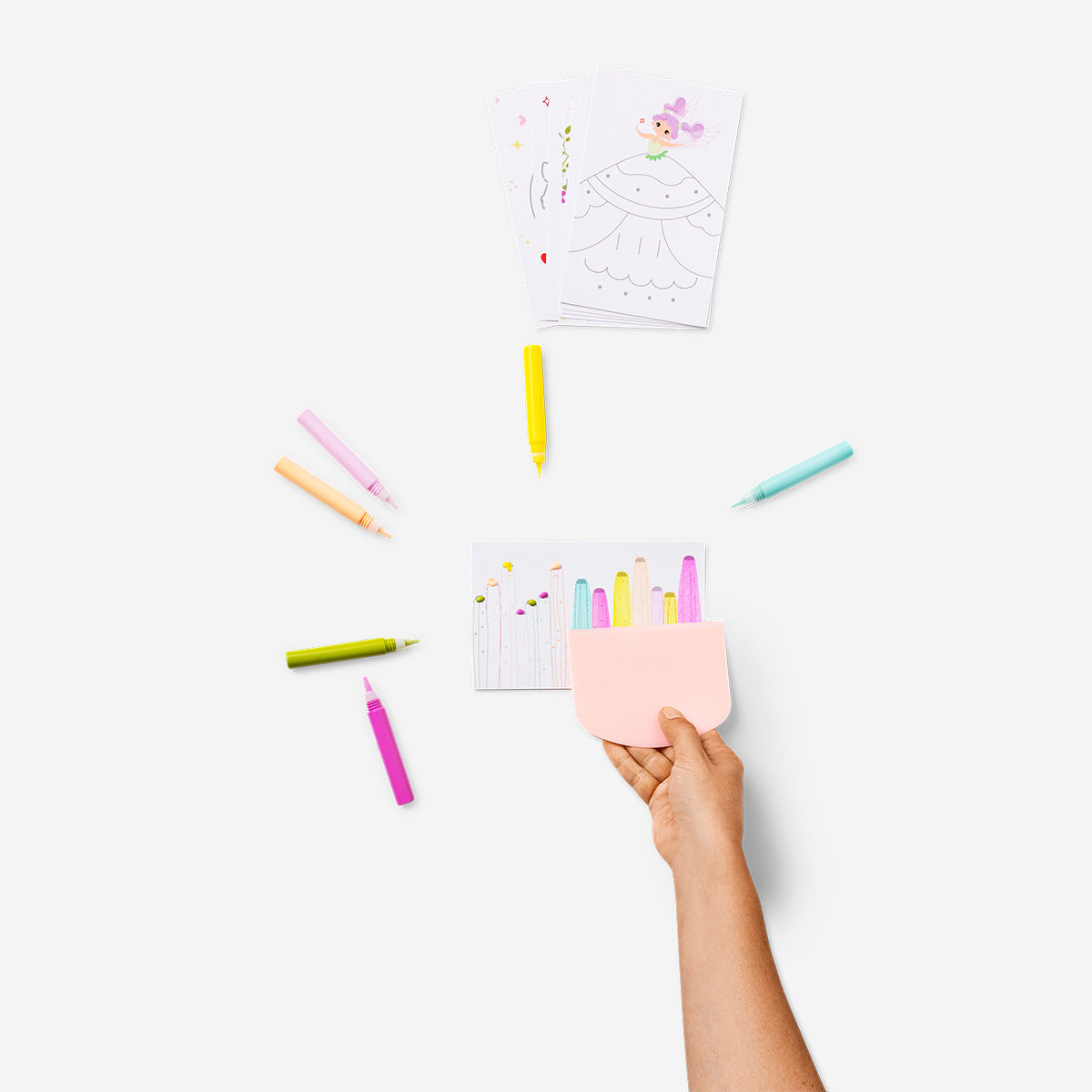 Rainbow Squeeze Paint Art – Flying Tiger Copenhagen