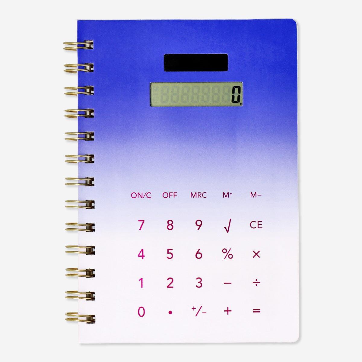 Notebook with Calculator Gradient – Flying Tiger Copenhagen