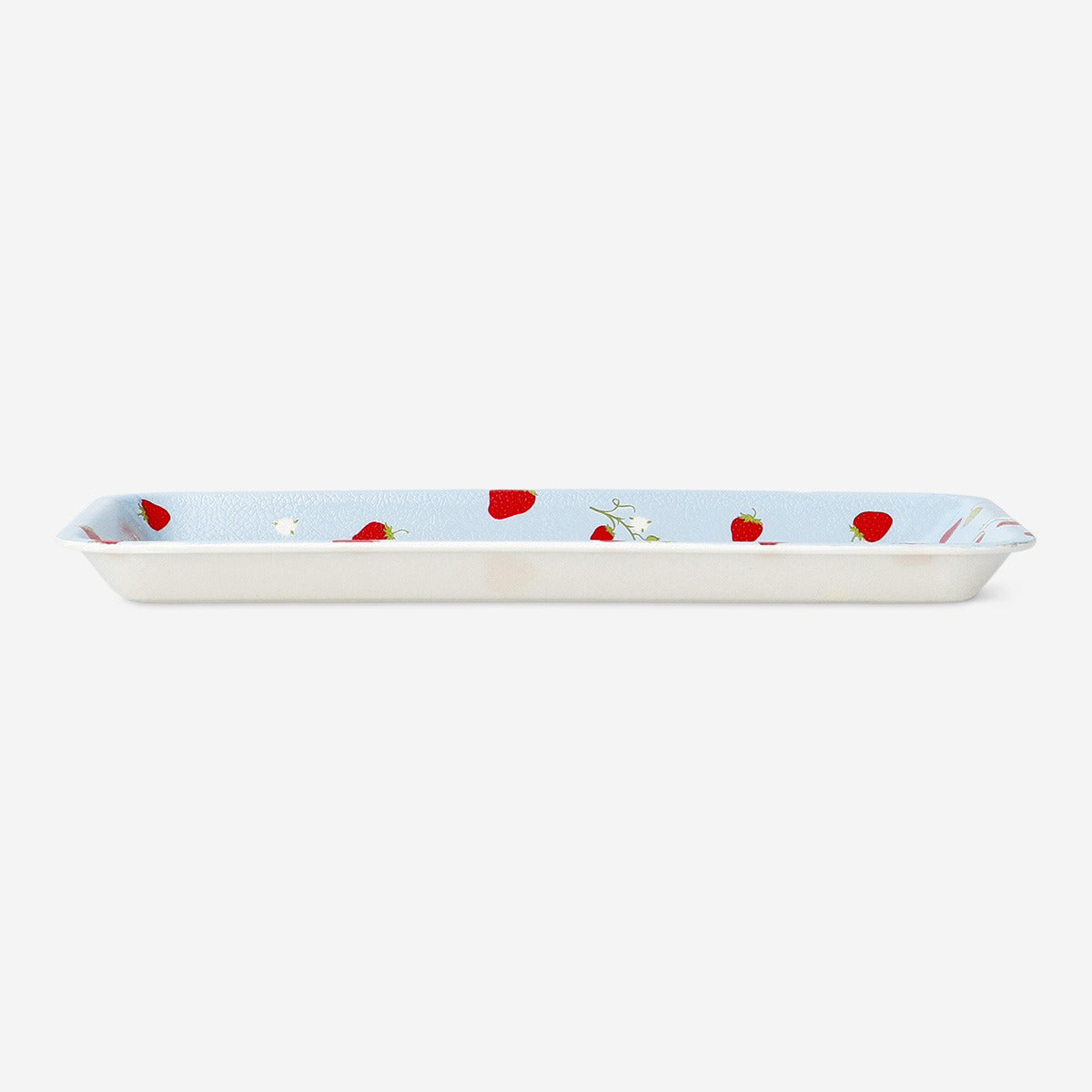 Tray Small Blue With Strawberry Print 21 – Flying Tiger Copenhagen