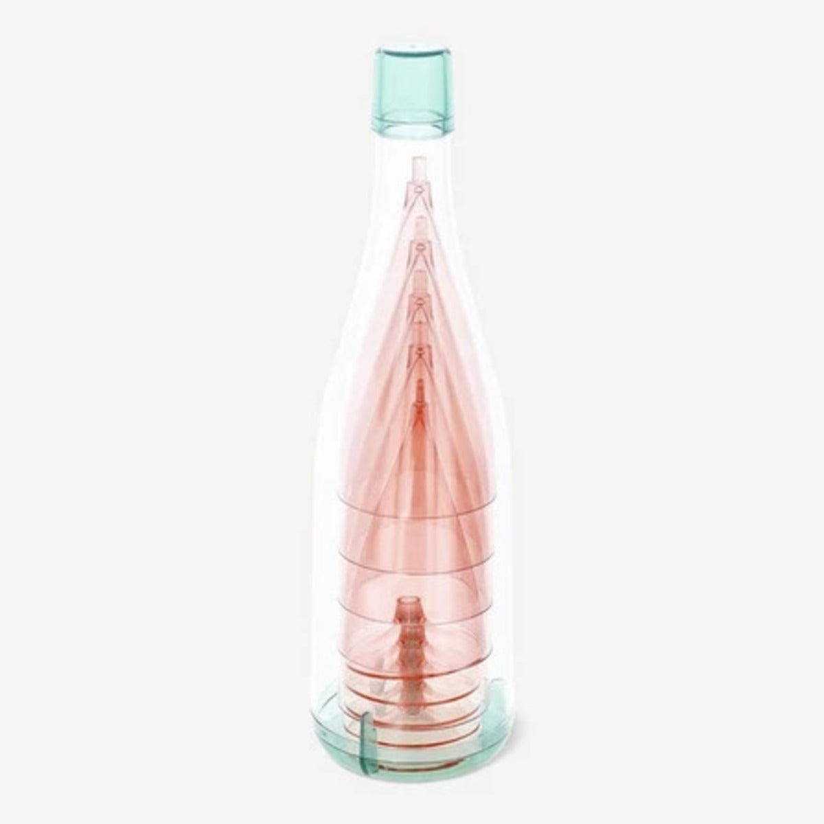 Champagne Flute Set In Bottle Plastic – Flying Tiger Copenhagen