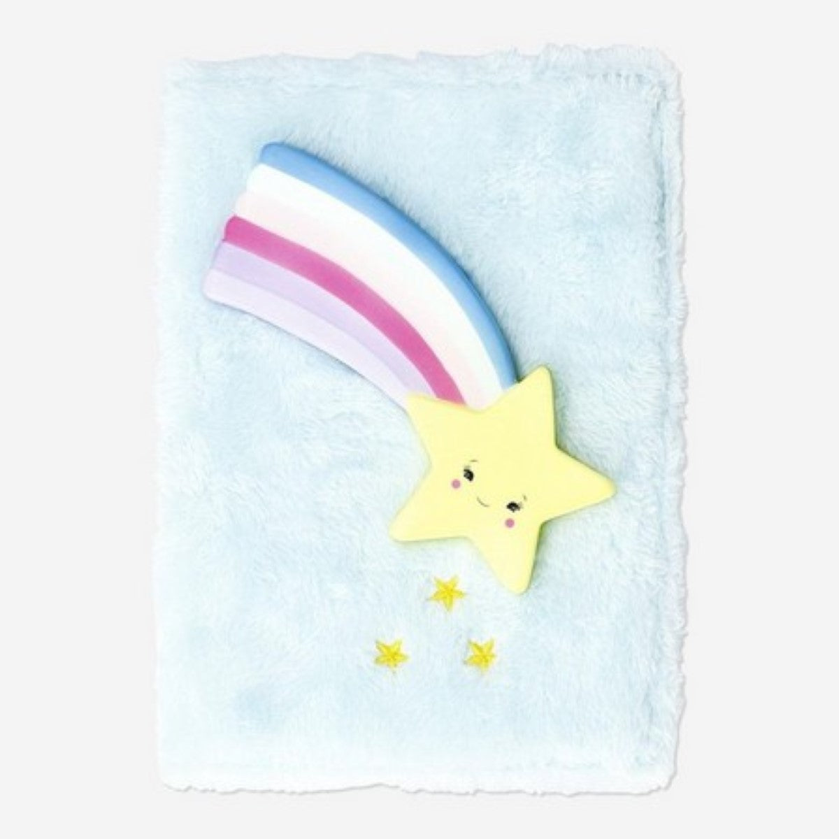 Notebook Shooting Star with Plush Cover – Flying Tiger Copenhagen