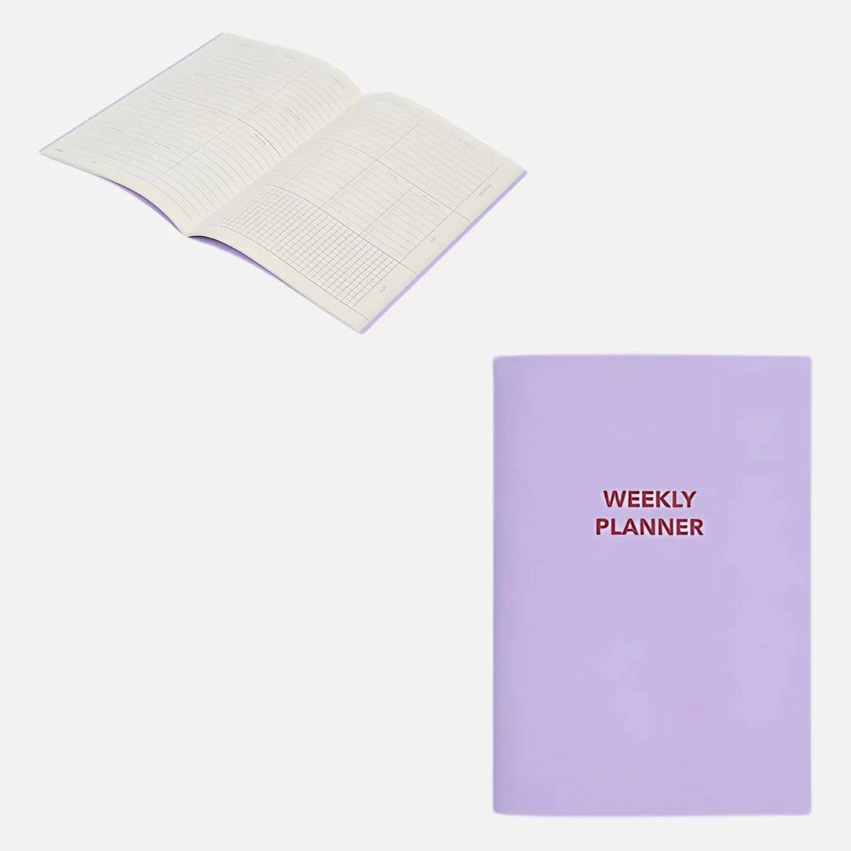 Weekly Planner B5 Purple – Flying Tiger Copenhagen