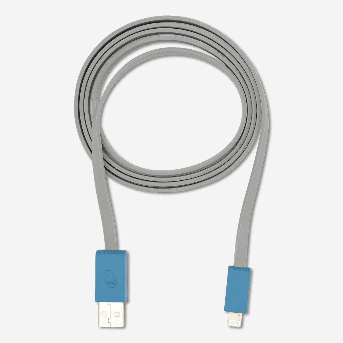 Charging Cable 120Cm Lightng Petrol/Grey – Flying Tiger Copenhagen