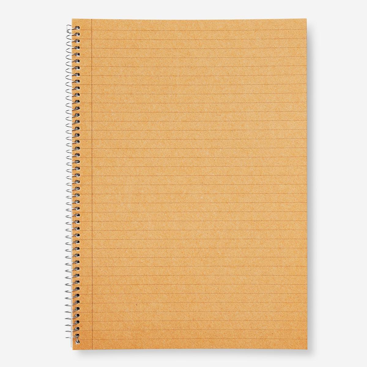 Notebook A4 with Spiral & Lines Craft Cover – Flying Tiger Copenhagen