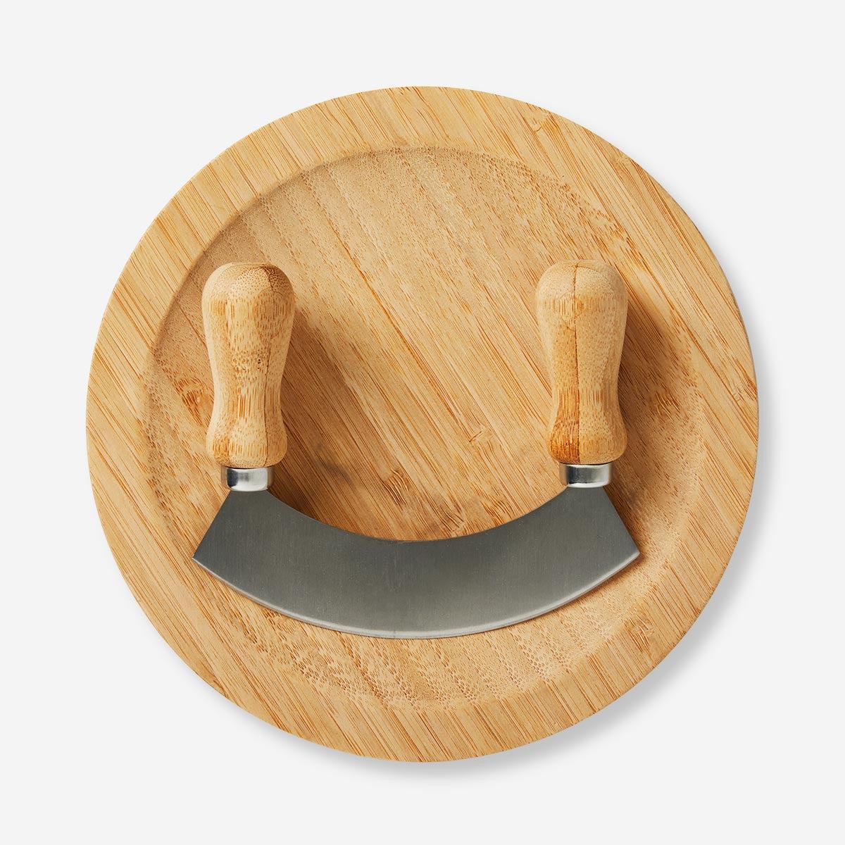 Chopper Herb with Board Bamboo Dia. 19.8Cm – Flying Tiger Copenhagen