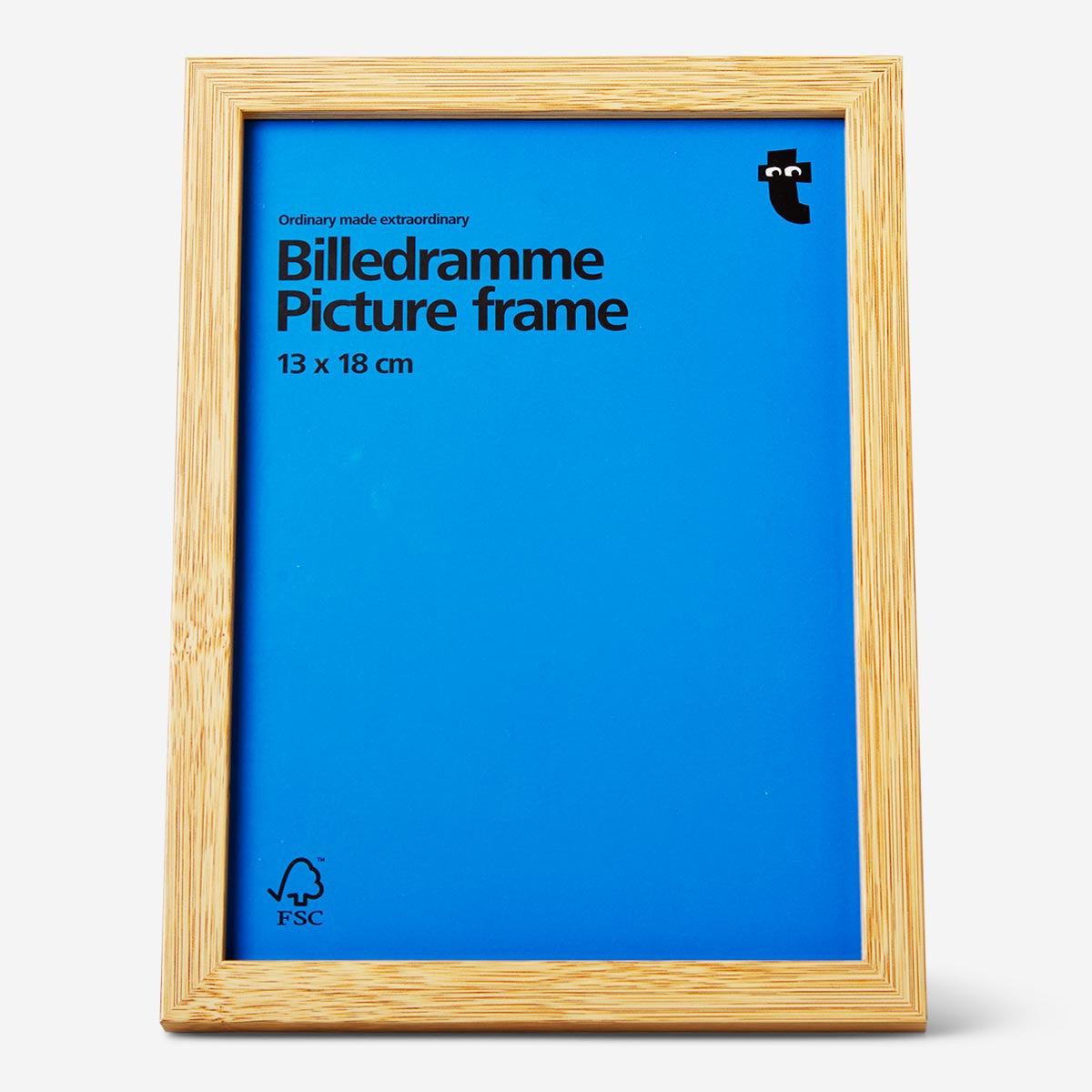 Frame Photo Bamboo Look 13X18 Cm – Flying Tiger Copenhagen