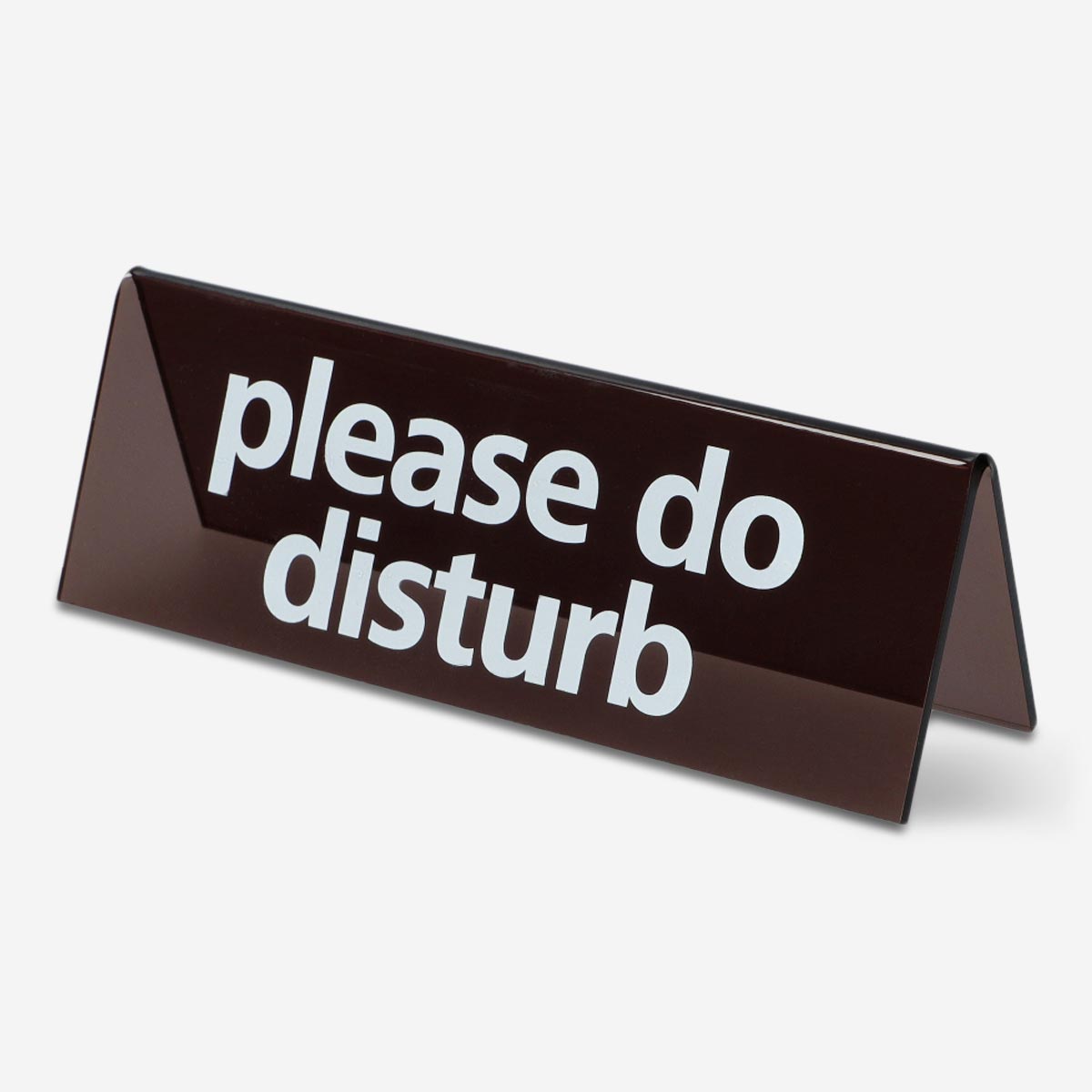 Desktop Sign Black "Please Do Disturb" – Flying Tiger Copenhagen
